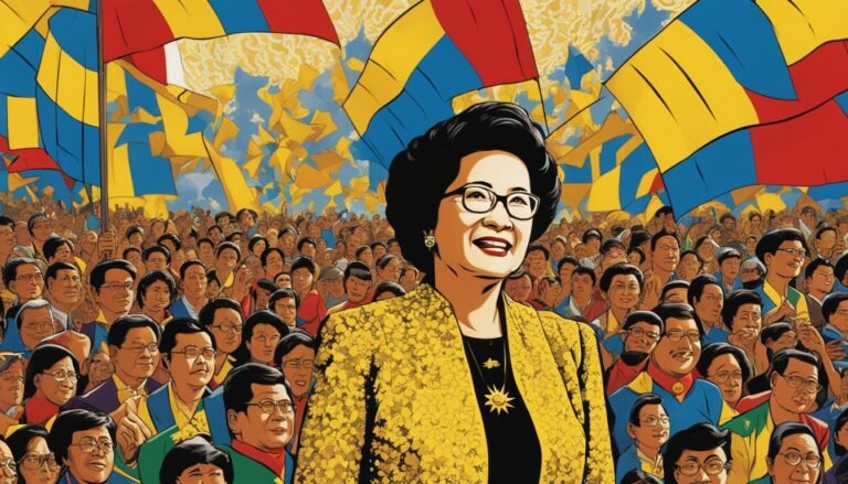 Corazon Aquino Assumes Philippine Presidency