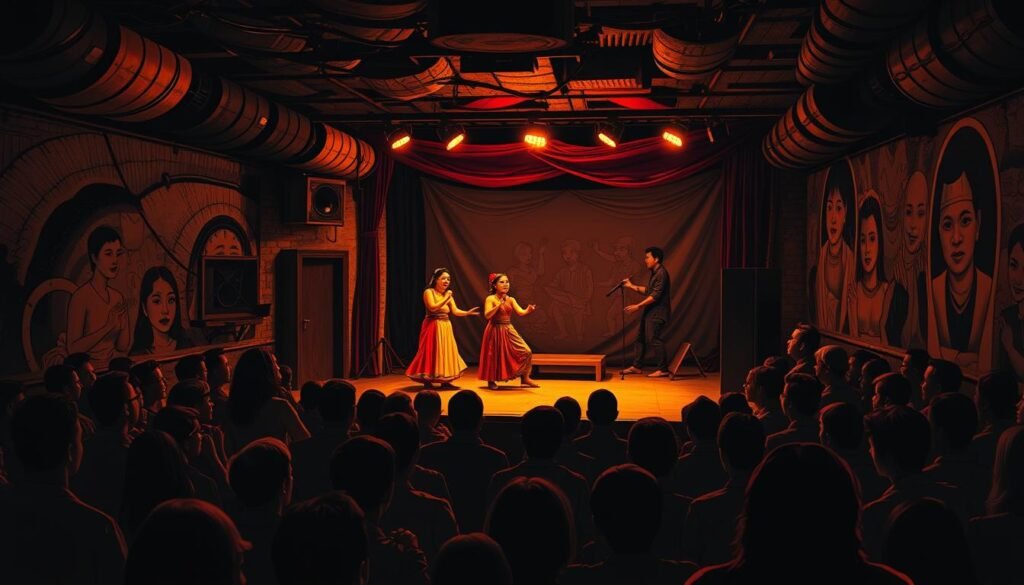 The Development of Underground Theater and Performances